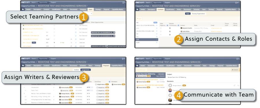 OneTeam Features - Team Management